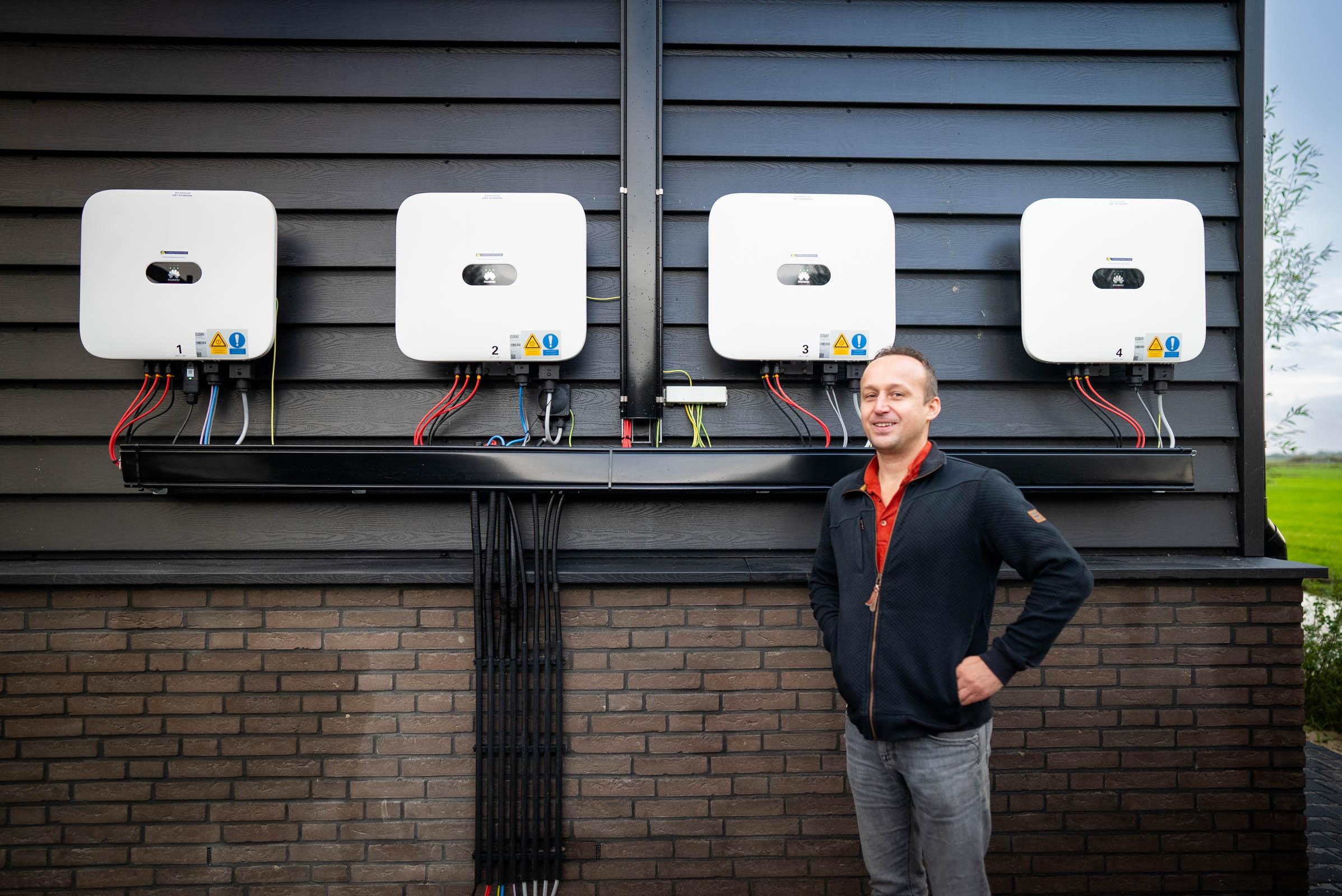 Compleet Huawei-ecosysteem inclusief batterij voor tentenverhuurbedrijf ...