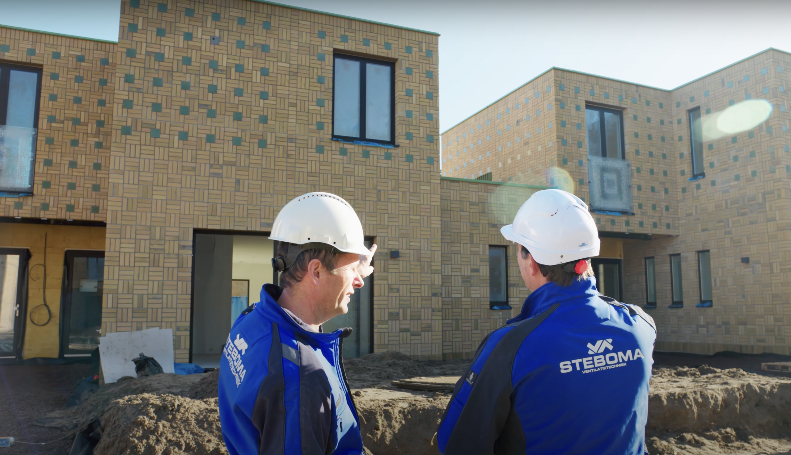 Steboma voorziet woningen in Heemskerk van ventilatiesysteem